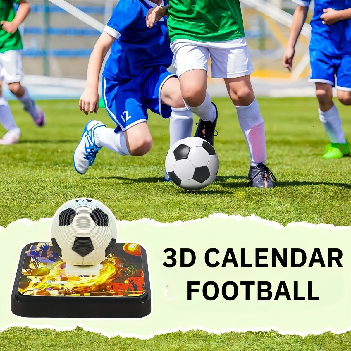 3D Calendar 2026 - Football – Unveil The Year