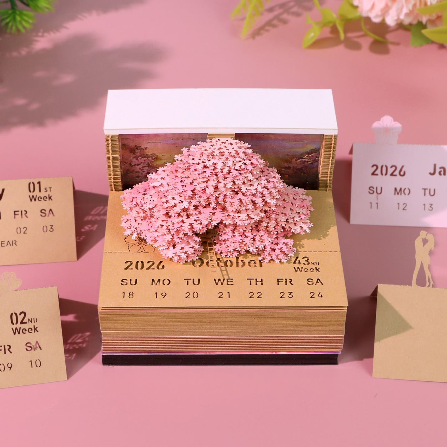 3D Calendar 2026 - Dreaming Tree – Unveil The Year