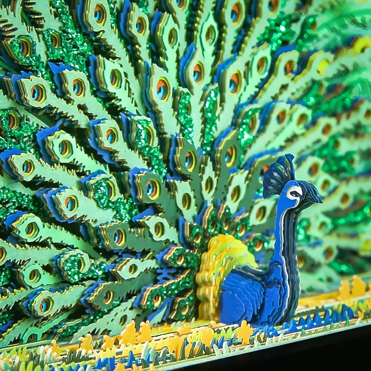 3D Calendar 2026 - Peacock – Unveil The Year